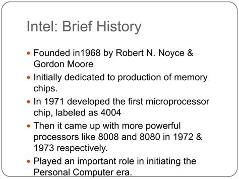 Intel Ppt