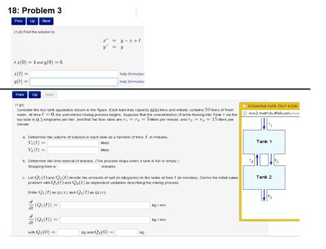Solved Consider The Two Tank Apparatus Shown In The Figure Chegg