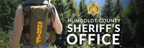 Sheriffs Office Humboldt County Ca Official Website
