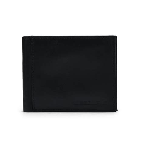 Black Bifold Wallet For Men Thumbnail 1