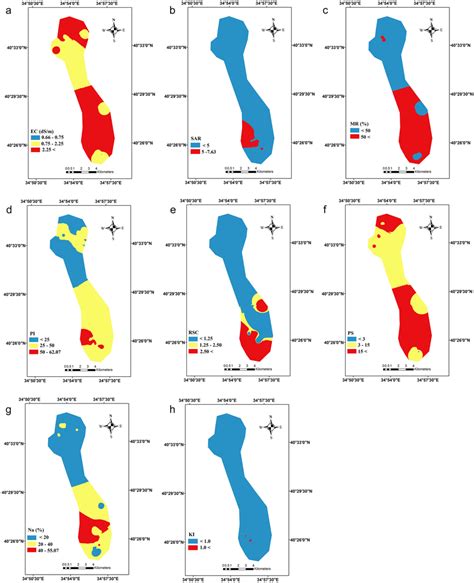 The Spatial Distribution Of Groundwater Quality Indices Download