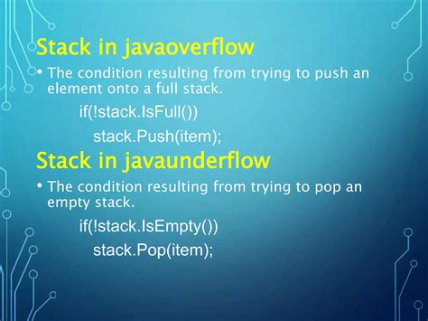 Stack In Java Data Structure Muhammed Ppt