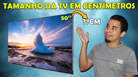 Qual é O Tamanho De Uma Tv Em Centímetros Youtube