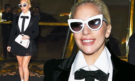 Lady Gaga Flaunts Legs Ahead Of Victorias Secret Fashion Show