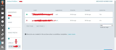 Archived Workflows Ui Labels Tries To Fetch Every Distinct Value