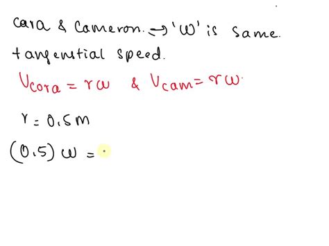 Solved Part A The Tangential Speed On The Outer Edge Of A Rotating Carousel Is A Less Than