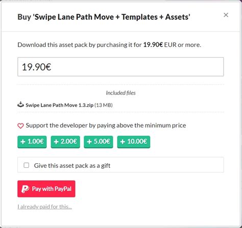 Swipe Lane Path Move D For Buildbox By IndyM Software