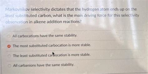 Solved The Hammond Postulate Relates The Structure Of