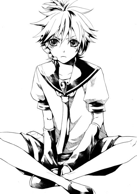 Kagamine Len Vocaloid Mobile Wallpaper By Hakuseki 74487