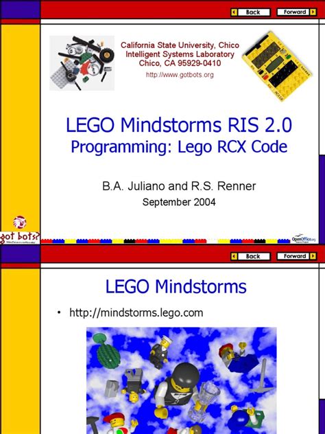 04 Intro Lego Rcx Code Pdf Digital Electronics Manufactured Goods