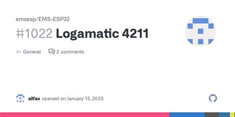 Logamatic 4211 · Emsesp Ems Esp32 · Discussion 1022 · Github