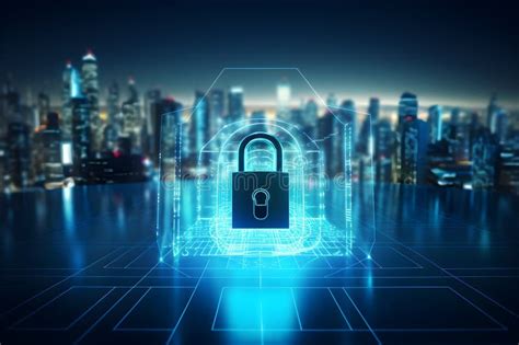 Cybersecurity And Privacy And Protect Data Conceptgenerative Ai Stock