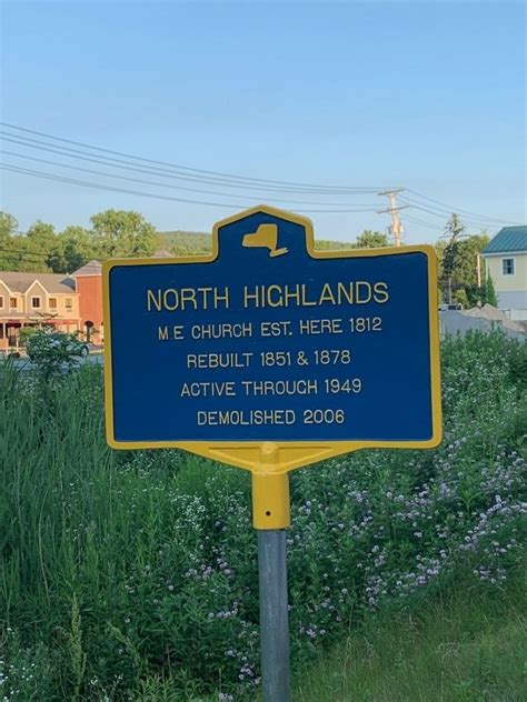North Highlands Historical Marker