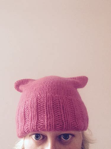 Ravelry Pussy Hat In The Round Look Ma No Seams Pattern By Louise Santa Ana