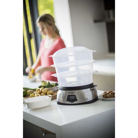 Russell hobbs Vaporera 23560-56 MaxiCook 1000W Plateado | Techinn