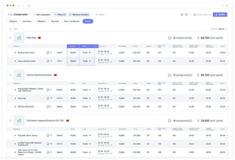 data table ui design examples to use as inspiration data table ui design spreadsheet design