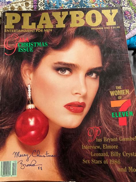 Vintage Brooke Shields Great Condition Intact Including Centerfold Poster Some Corner Wear Etsy