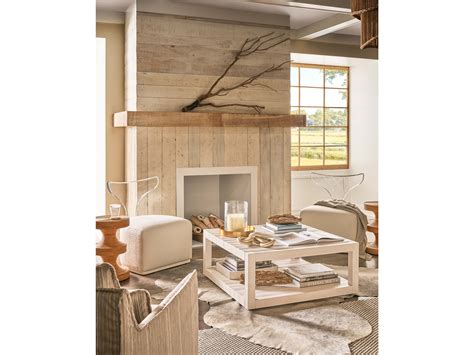 Weekender Coastal Living Home Collection Hermosa Square Cocktail Table Universal Furniture