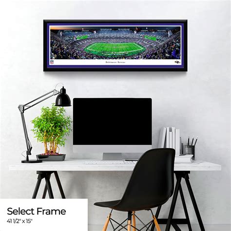 Baltimore Ravens Panoramic Picture Mandt Bank Stadium Nfl Fan Cave Decor
