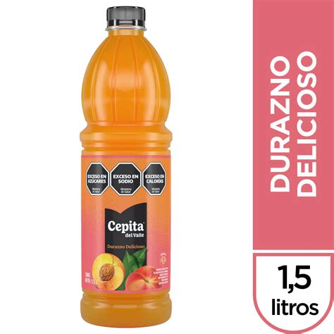 Jugo Cepita Durazno Botella 1 5l Micro Go