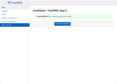 freshrss docker compose setup guide self hosted rss reader