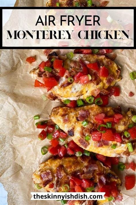 Air Fryer Monterey Chicken Recipe Air Fryer Recipes Healthy