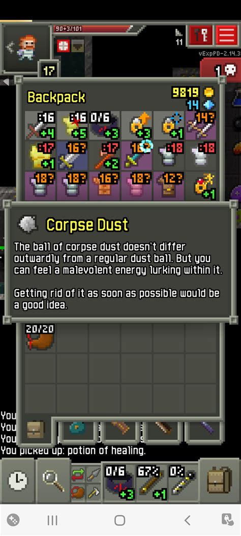Possible Bug Rpixeldungeon