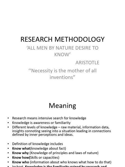 Research Methodology Pdf Validity Statistics Experiment