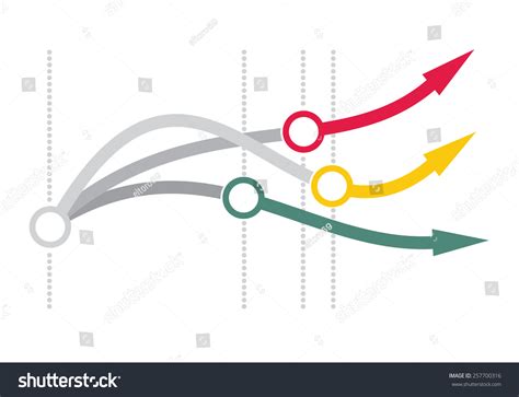Business Graph Template Illustration Copy Paste เวกเตอร์สต็อก ปลอดค่า