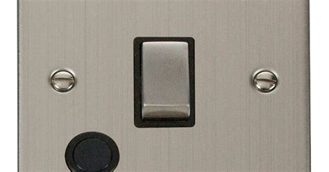 VPSS BK Deco A Gang DP Ingot Switch With F VPSS BK Deco A Gang DP Ingot Switch With F