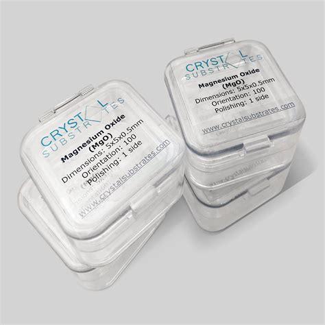 Titanium Dioxide Rutile Tio2 Single Crystal Substrates 5pack Crystalsubstrates