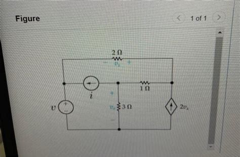 Solved FigureUse The Node Voltage Method To Find The Value Chegg