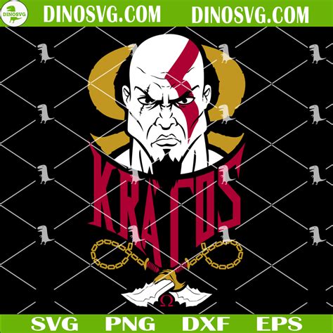 Kratos SVG God Of War SVG Files For Cricut DinoSvg