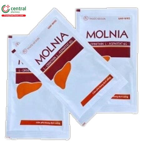 Thuốc Molnia 6g điều Trị Các Biến Chứng Hay Bệnh Lý Liên Quan Về Gan