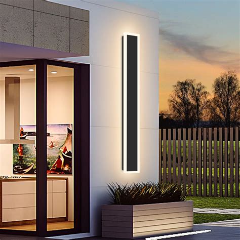 2pack 315inch Long Outdoor Modern Led Wall Light24w Waterproof Ip65