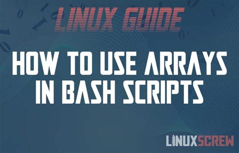 Array Variables In Bash How To Use With Examples