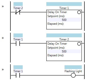 Ladder Logic Program Lamp Flash Masaall