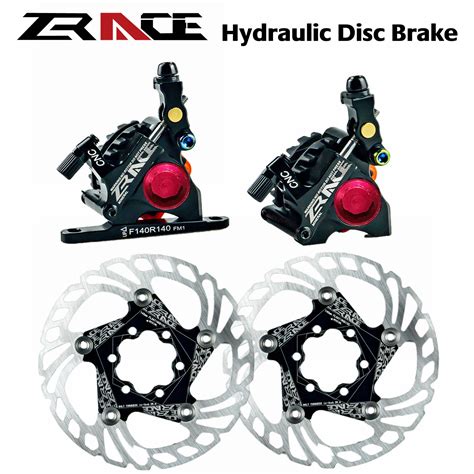 Zrace 그래블 바이크 로드 바이크 유압 디스크 브레이크 플랫 마운트 로터 브레이크 캘리퍼 디스크 브레이크 140160