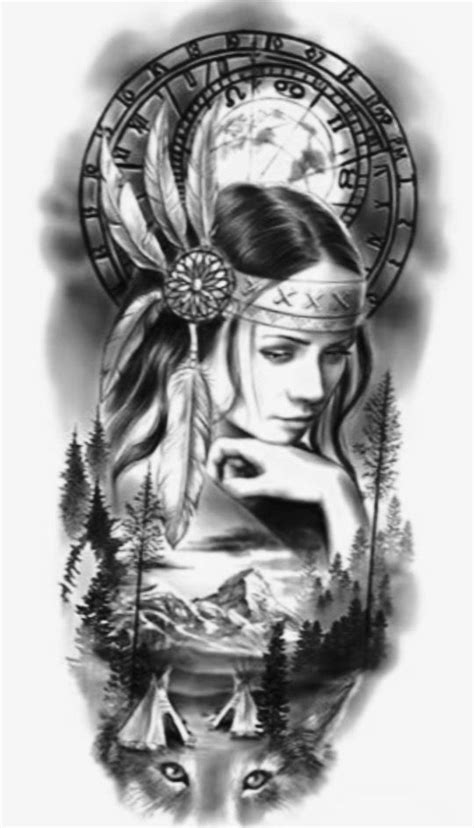 Tatuaggi Donne Indiane Native Americane