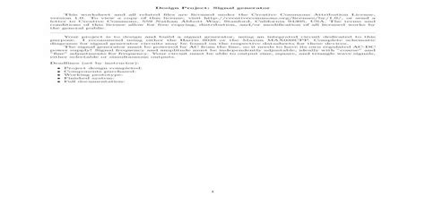 Design Project Signal Generator · Pdf Filedesign Project Signal