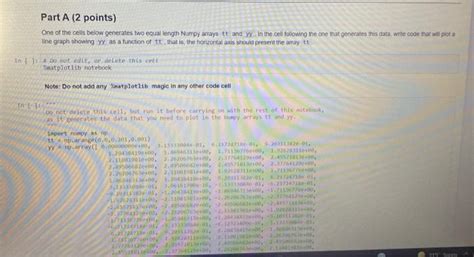 Solved Using Python Please Solve Part B Only Do Not Solve