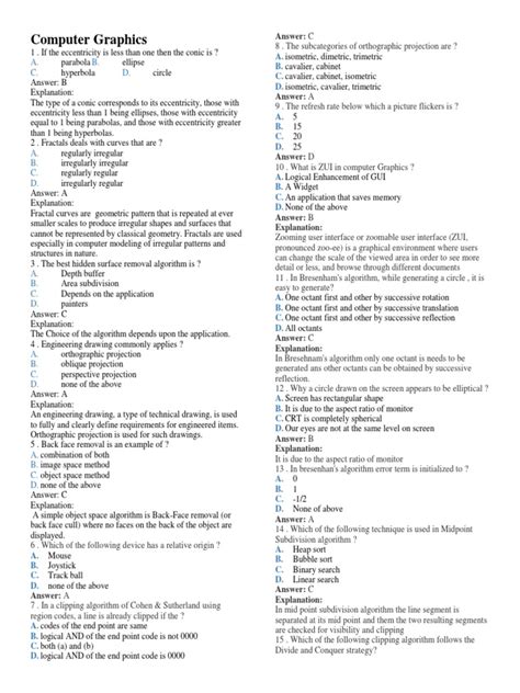 computer graphics mcq download free pdf pixel computer graphics