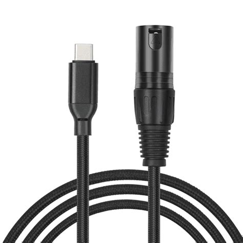 Usb C To Xlr Cable 6 6 Ft Xlr Male To Usb C Converter Adapter Stereo