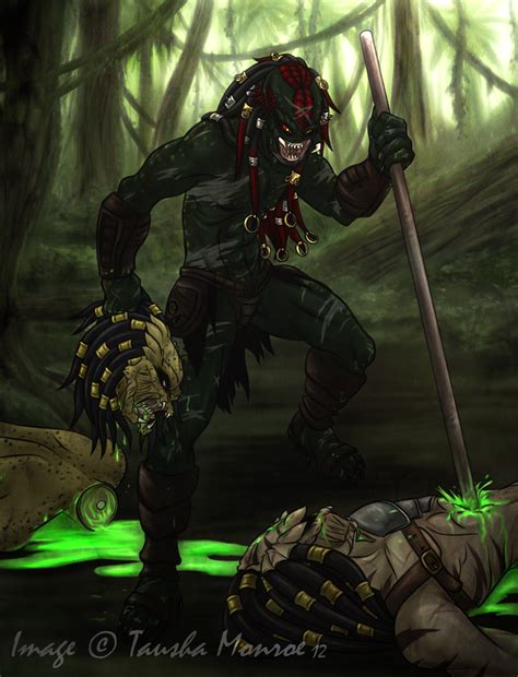 Commission Berserker Halkrath Predator Alien Predator Art Predator