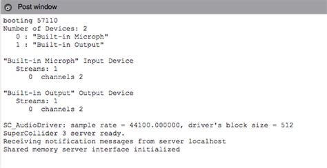 Supercollider Your First Oscillator 5 Steps Instructables