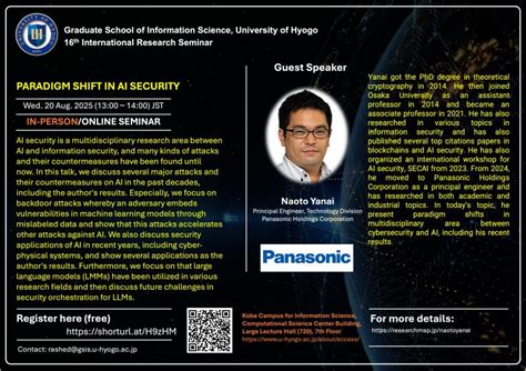 We Are Pleased To Announce That Our Upcoming Seminar Will Feature Dr