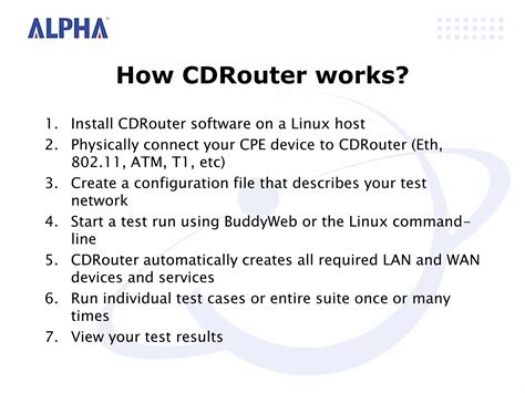 Cdrouter Brief Introduction Pptx
