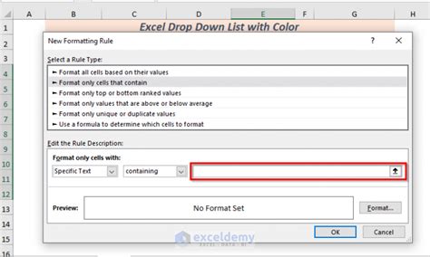 How To Create Excel Drop Down List With Color Ways ExcelDemy