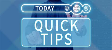 Conceptual Display Quick Tips Business Overview Small But Particularly Useful Piece Of