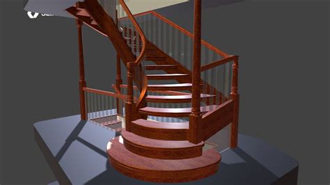 Staircon Software 3d Design And Production 3d Model By 3d Software For Stair Design And